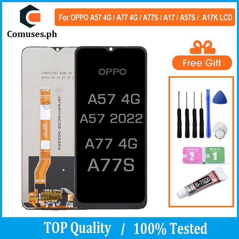 COMUSES LCD For OPPO A57 A57S A77 A77S A17 A17K LCD Display Touch ...