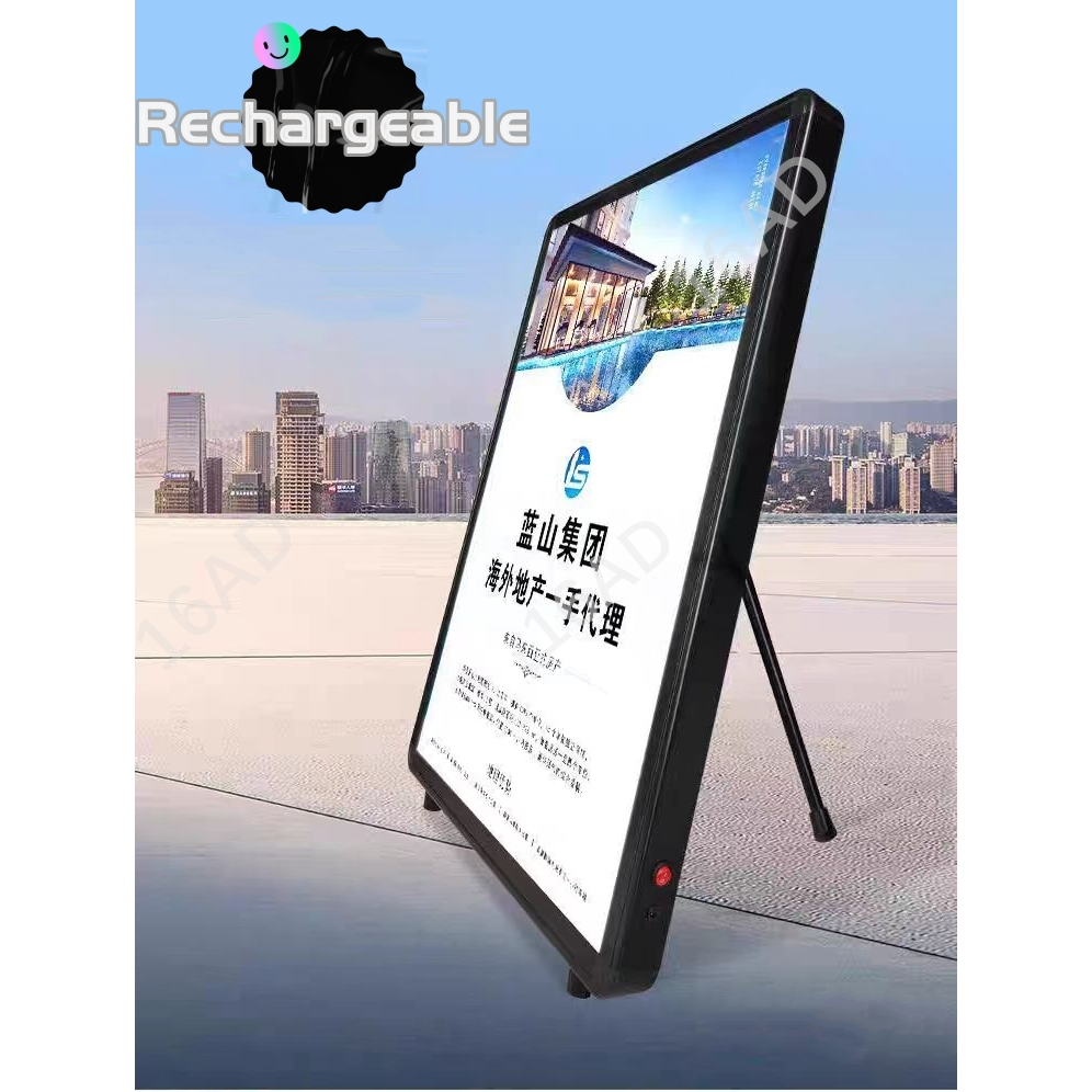 New function backpack light box portable LED night market backpack and ...