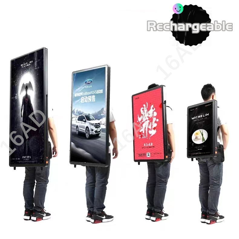 2024Exclusive design outdoor rechargeable led backlit light box frame ...