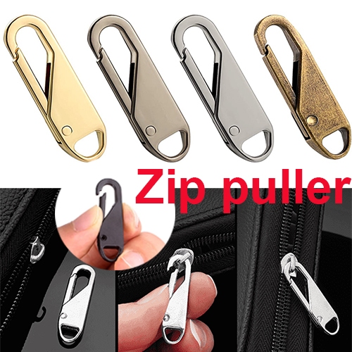 FEELING (COD)Fashion Zipper Pull Puller,Tag Removable Bag Clothes Metal ...