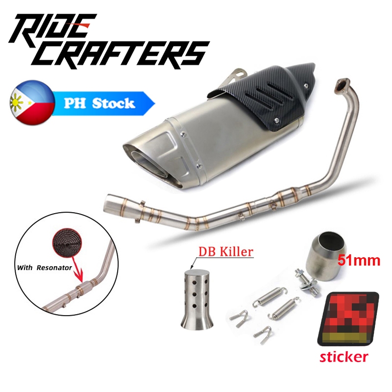 RC For Yamaha R15 V3 V4 R15m Mt15 Xsr155 Mt 15 Akrapovic Full Exhaust ...