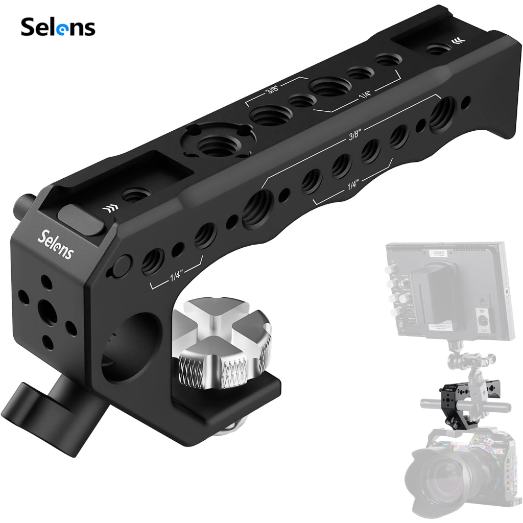 Selens Camera Top Handle for ARRI Grip Universal Camera Handle with 2 ...