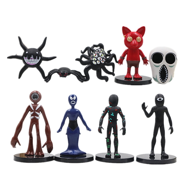 9Pcs/Set The New Alien Creatures Roblox Doors Figure Escape The Door ...