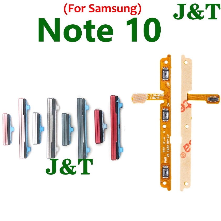Note 10 Power Volume Button Flex For Samsung Galaxy Note10 On off ...