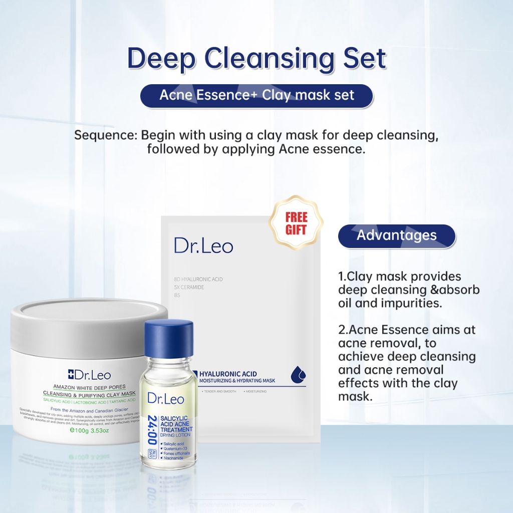 [Dr.Leo Acne Solution Set ]Acne Removal Blackhead Removal Improved Acne ...
