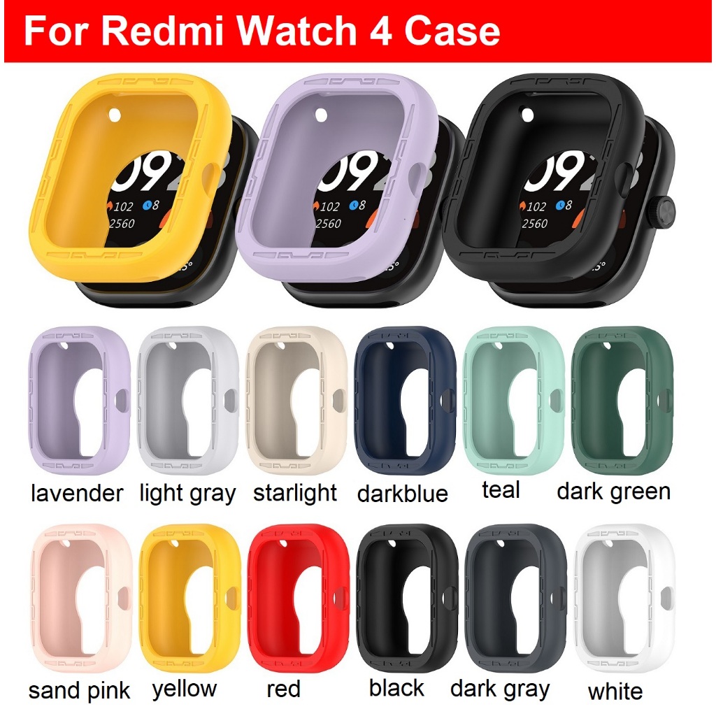 Silicone Cover for Redmi Watch 4 Case Smart Watch Bumper Redmi Watch 4 ...