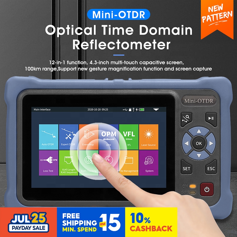 ⭐⭐⭐New NOVKER NK4000D 1310/1550nm Optic Fiber OTDR Tester mini otdr ...
