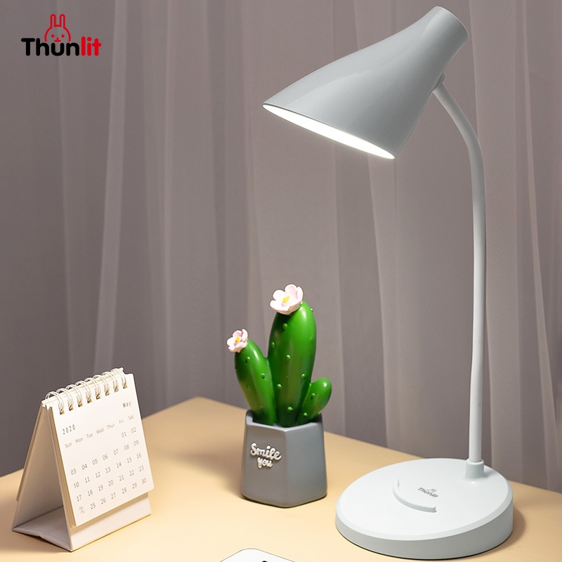 Thunlit Kids Desk Lamp Dimmable LED Desk Light USB Charging Children ...