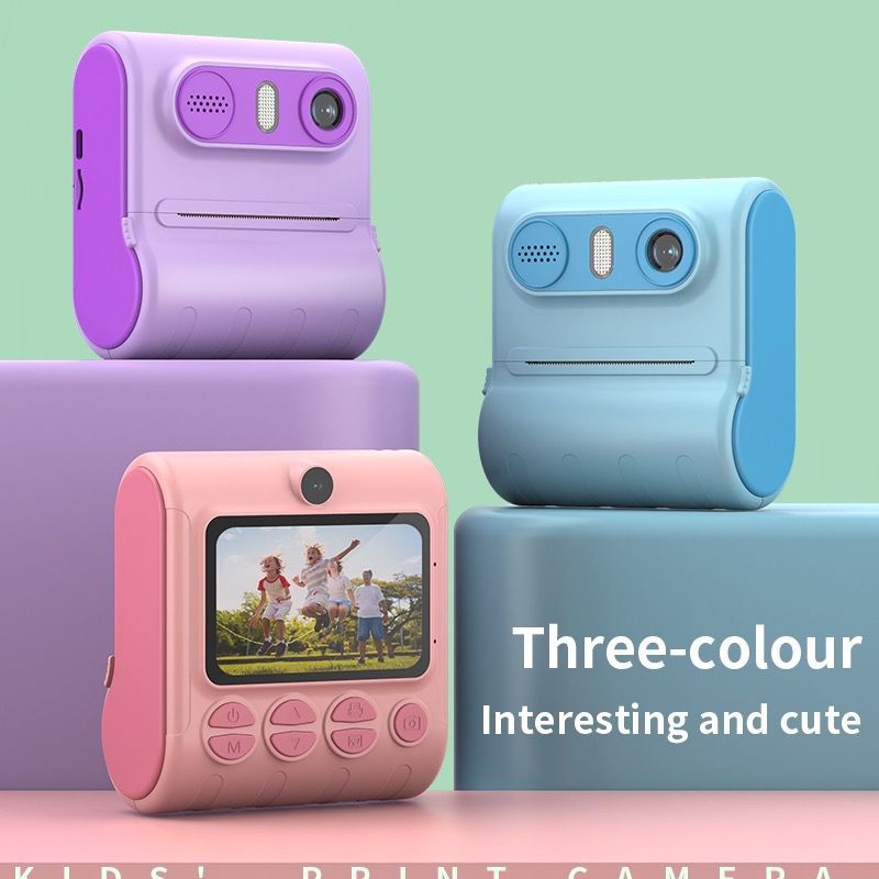 Digital Mini Toy Kids Cameras 2.4 " Ips Hd Portable Fun Fast Instant ...
