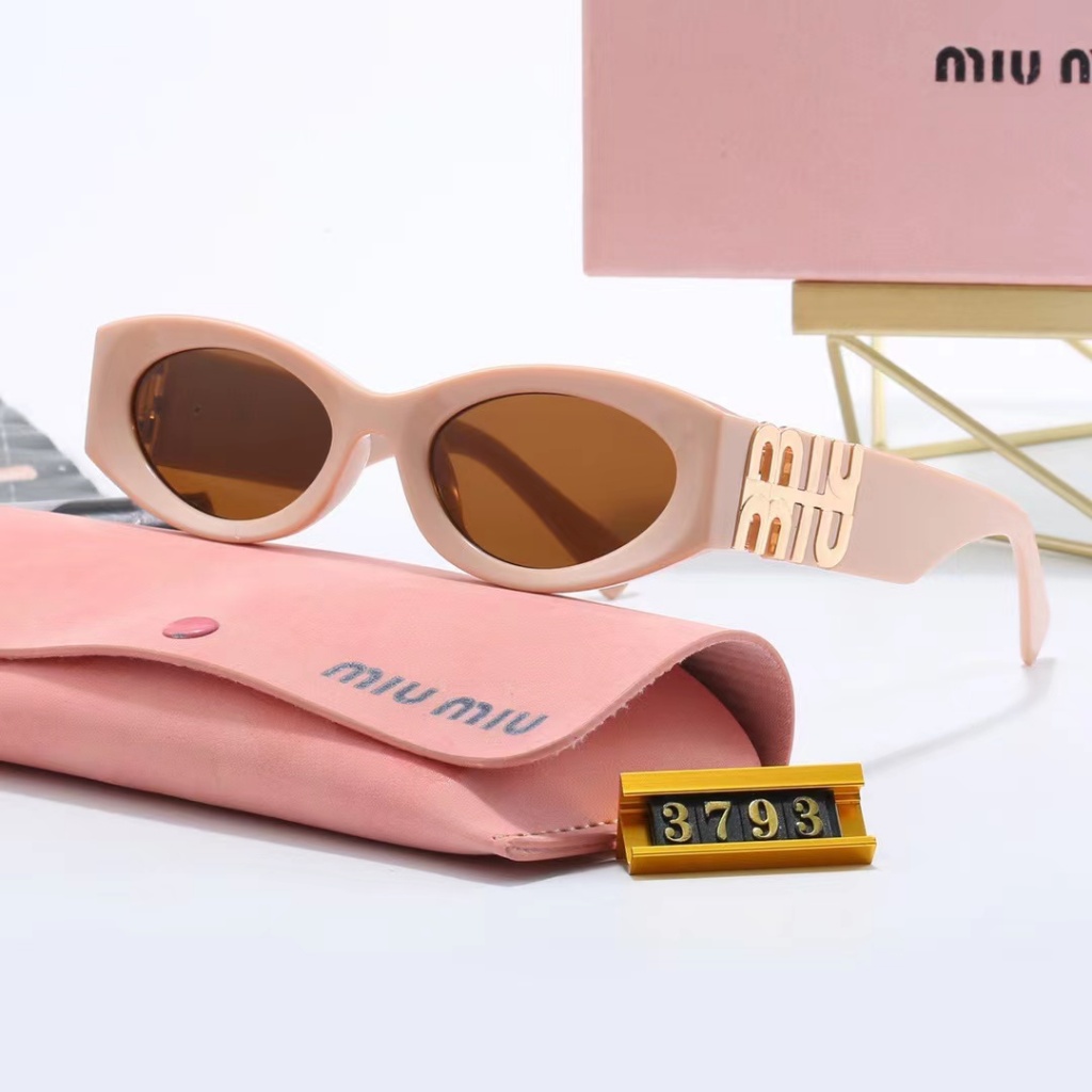 2024 new ladies large-frame glasses sunglasses 04U fashion UV letter ...