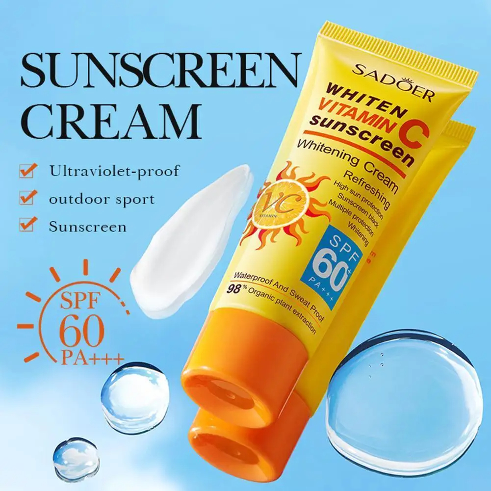 40g Vitamin C Sunscreen Facial Body Sunblock Waterproof Oil-control ...