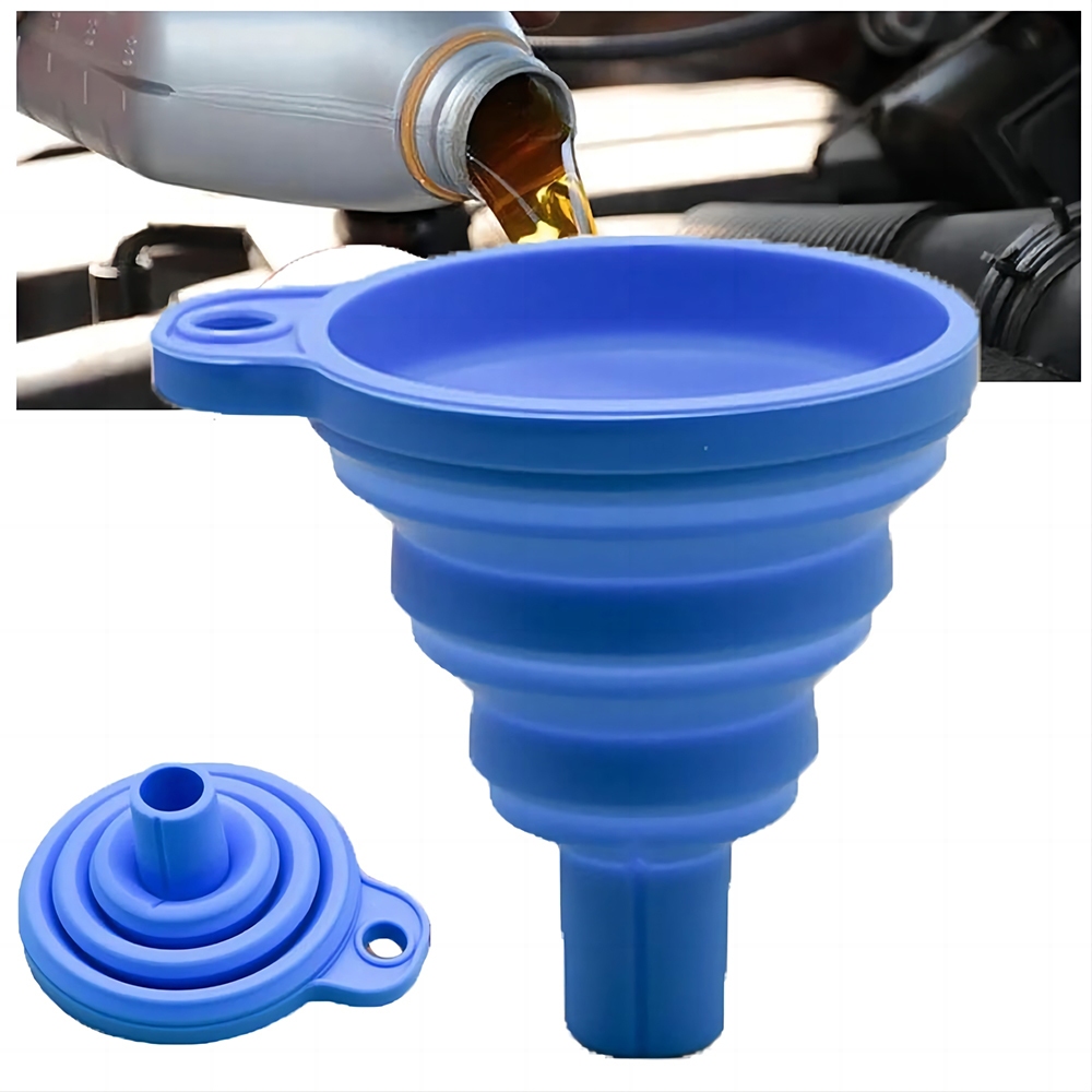 Engine Funnel Car Universal Silicone Liquid Funnel Washer Fluid Change ...