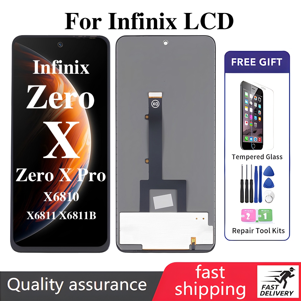 For Infinix Zero X/Zero X Pro X6810 X6811 X6811B LCD Display Touch ...