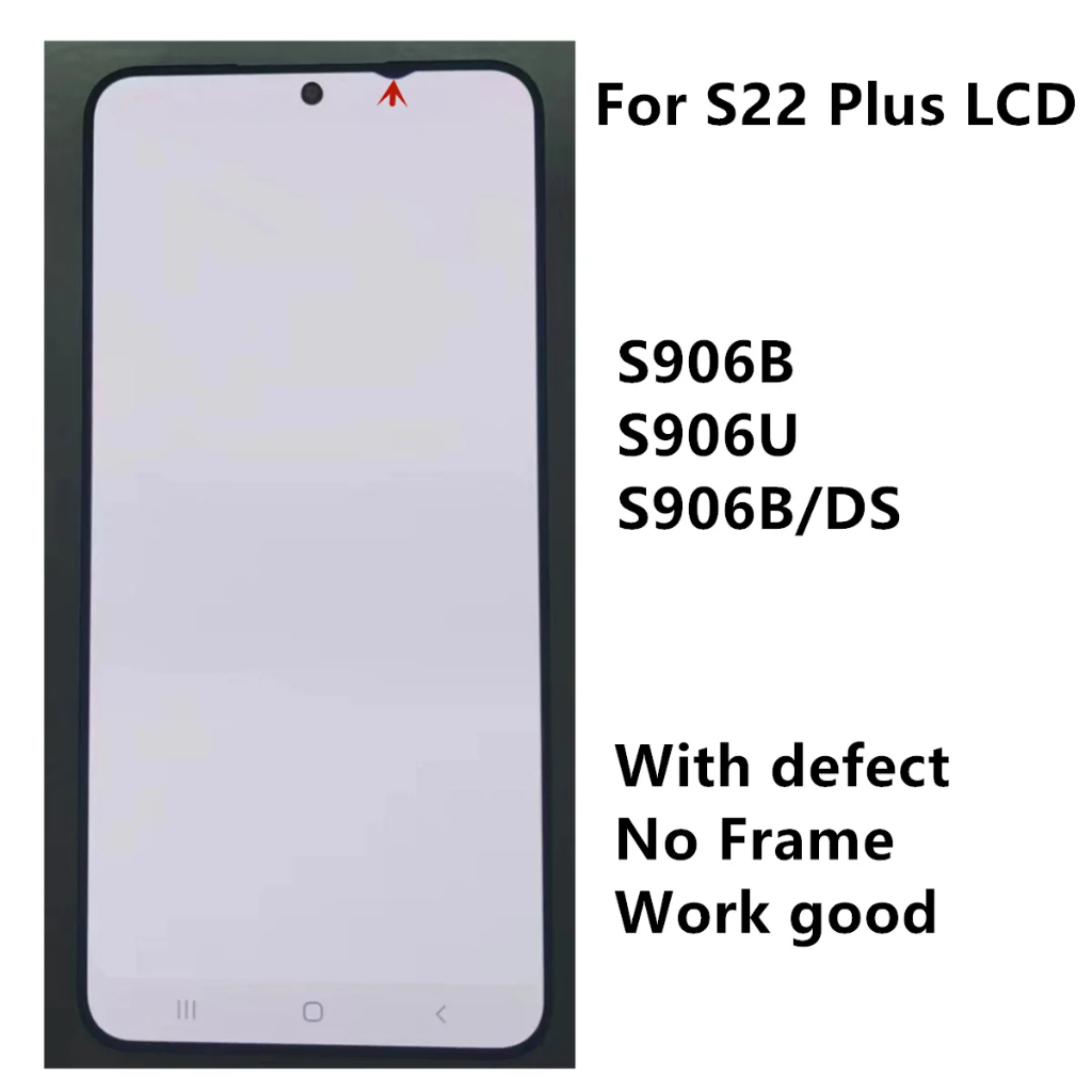 AMOLED S22 Plus LCD For Samsung S22 Plus S22+ S906 S906B S906B/DS S906U ...