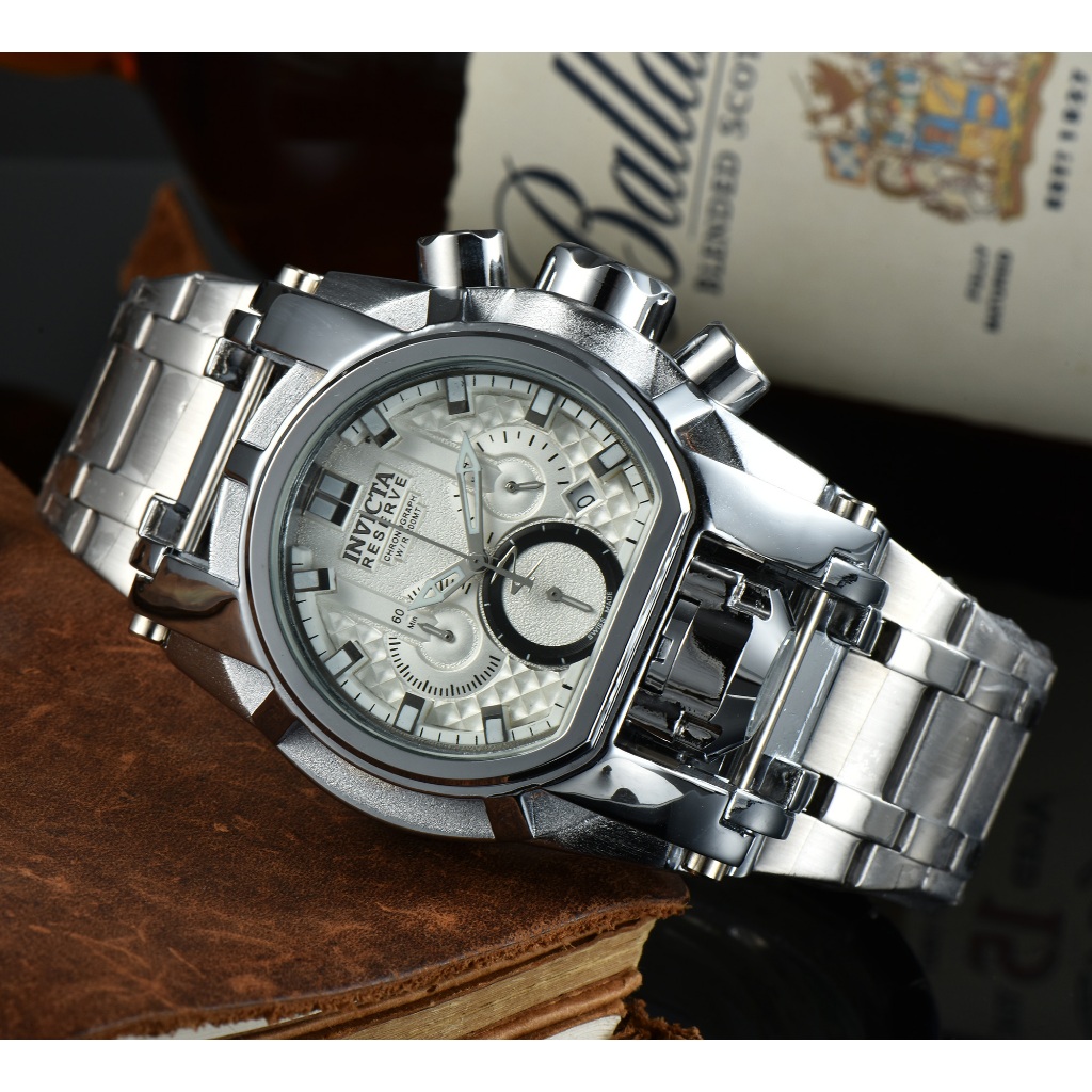2024 Fashionable New Style Large Dial INVICTA 6-Hand Function Quartz ...