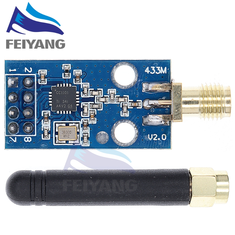 Cc1101 433mhz Wireless Transceiver Rf Module Wireless Rf Transceiver Module Data Transmission
