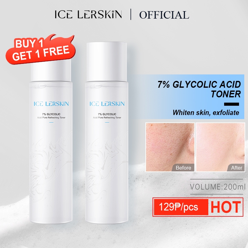 【Buy 1 Take 1】ICE LERSKIN Toner 7% Glycolic Acid Whitening and ...