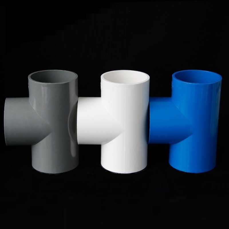 Inner Diameter 20-90MM PVC Tee Connector Garden Irrigation 3 Way Joints ...