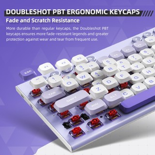Thunderobot K96 Wireless Low-profile Mechanical Keyboard Wired ...