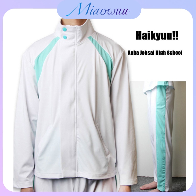 Haikyuu!! Jacket Aoba Johsai High School Top Coat Pants Set Oikawa ...