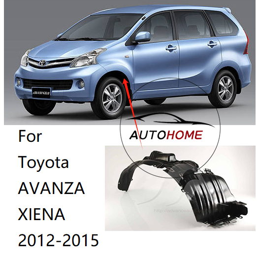 front fender liner for Toyota AVANZA XIENA 2012 2013 2014 2015 Front ...