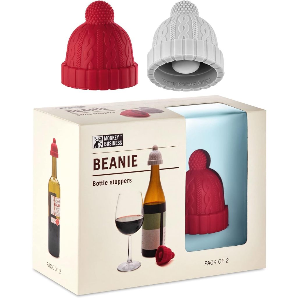 Beanie Silicone Wine Vacuum Stopper Cap Cover | Champagne Beer Bottle ...