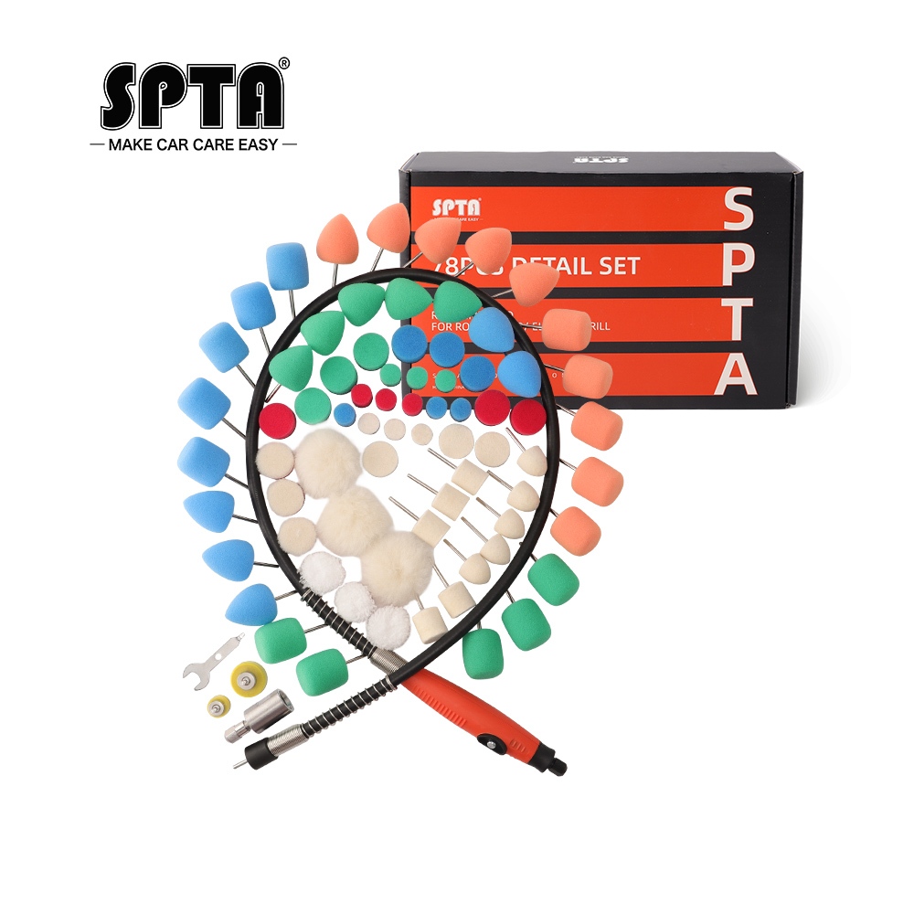SPTA Thread, Mini Polishing Pad, Detail Polishing Pad Mix Size Kit for ...