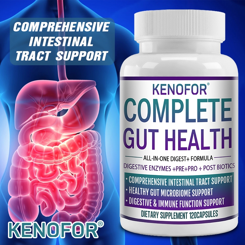KENOFOR Complete Gut Health - Contains probiotics and prebiotics to ...