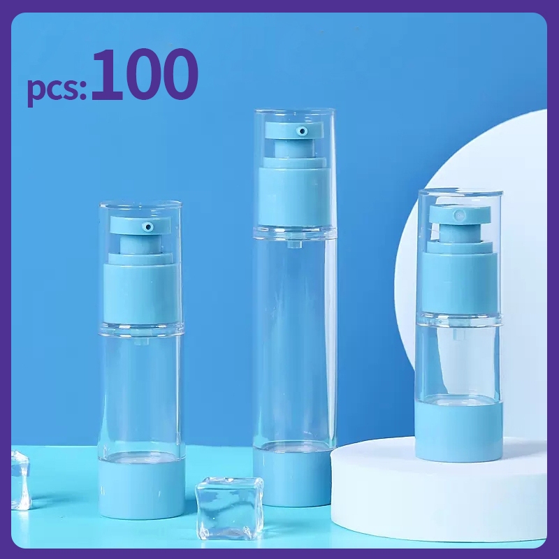 PCS:100 Portable vacuum travel Dispenser bottle cosmetics Pressed skin ...