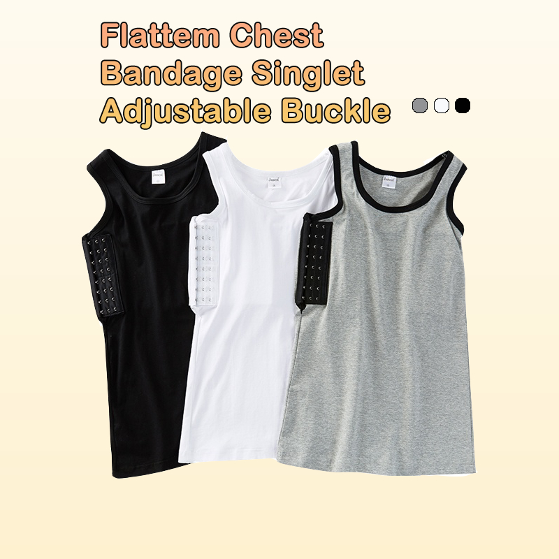 Breathable Full Bandage Singlet Chest Binder Extra Tight Tomboy Binder ...