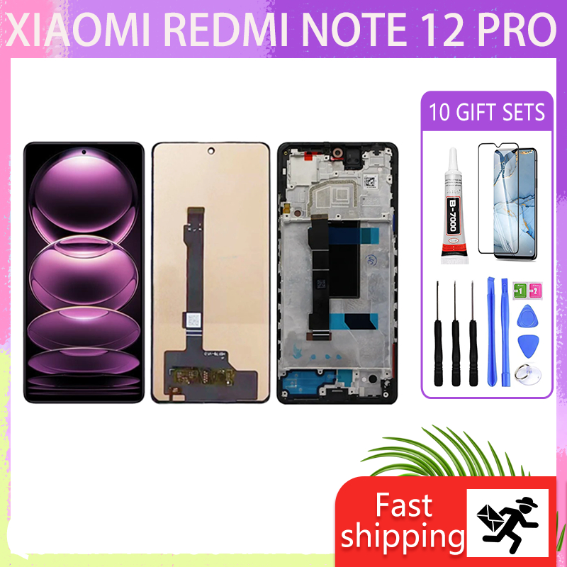 Original For Xiaomi Redmi Note 12 Pro / Xiaomi Redmi Note 12 Pro+ LCD ...