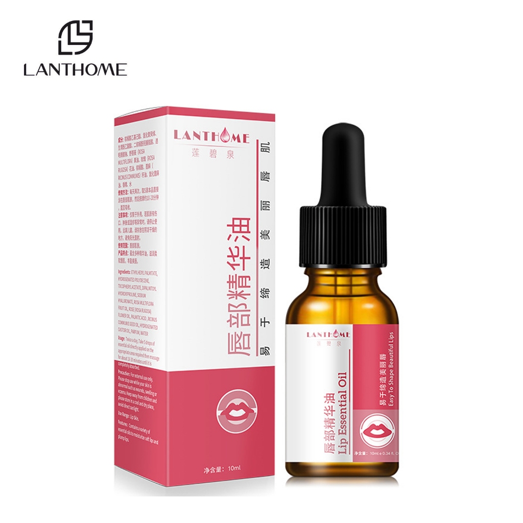 LANTHOME Lip Serum Pink lip serum Lip Care Nourishing Serum Lip Balm ...