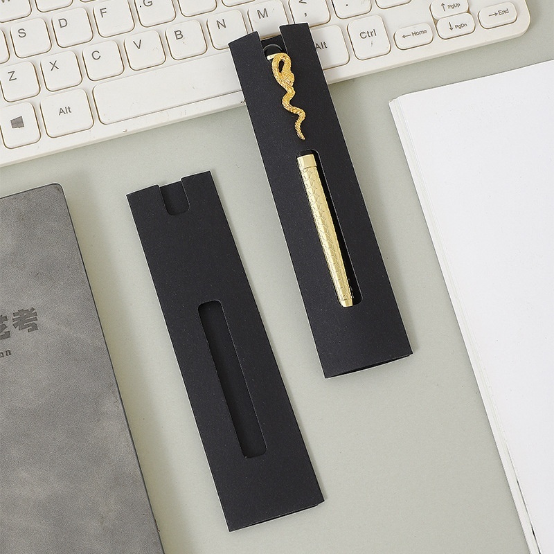 50/100pcs Kraft Paper Pen Packaging/Ballpen Packaging/Pencil Sleeve ...