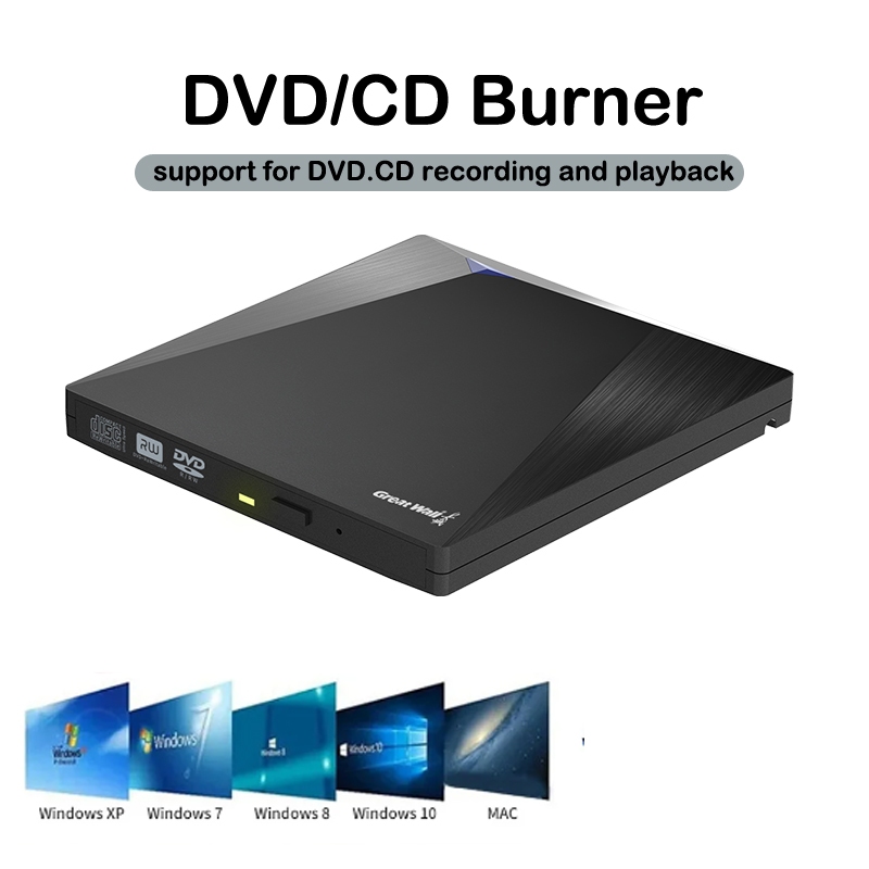 Greatwall USB 3.0 Type-C External DVD Drive CD Player CD DVD RW Optical ...