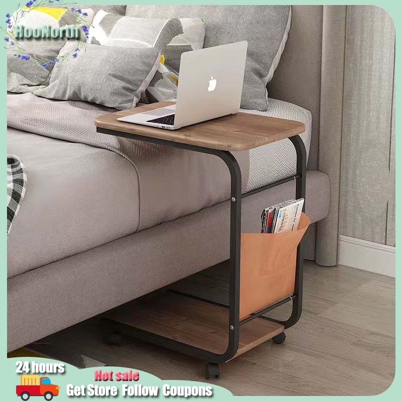 Movable Bedside Table Square Side Table Living Room Coffee Corner Table ...