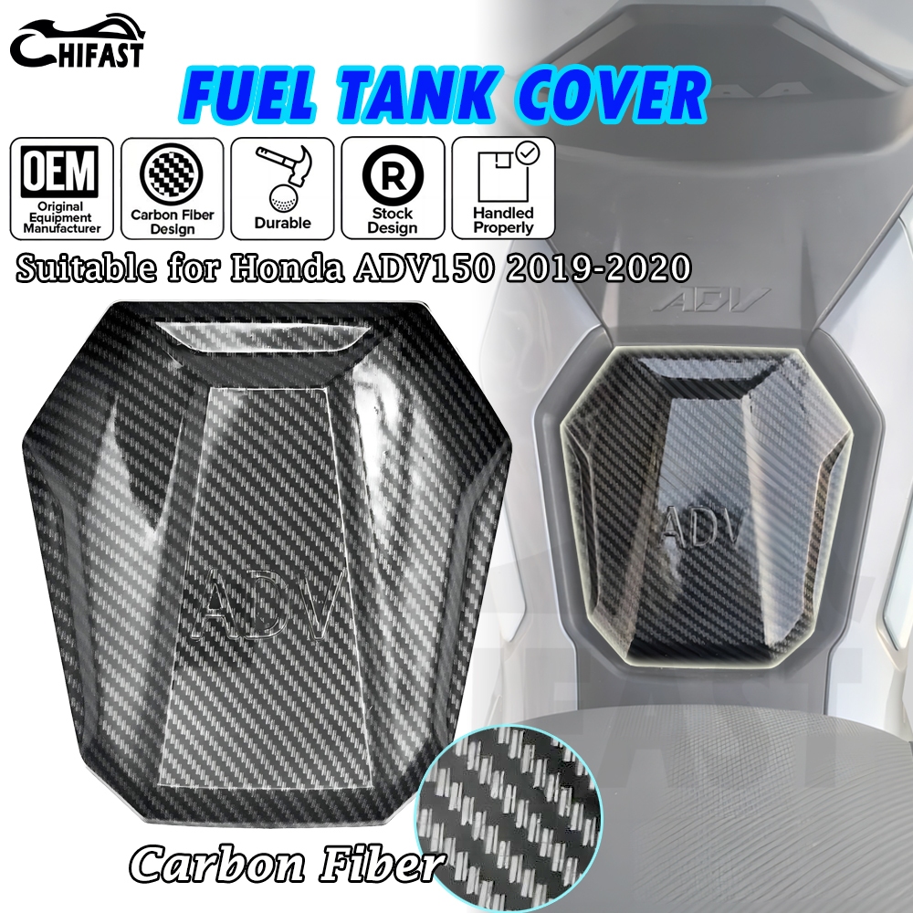 HIFAST Motorcycle Honda ADV 150 Fuel Tank Cover Trim Cover Carbon Fiber ...