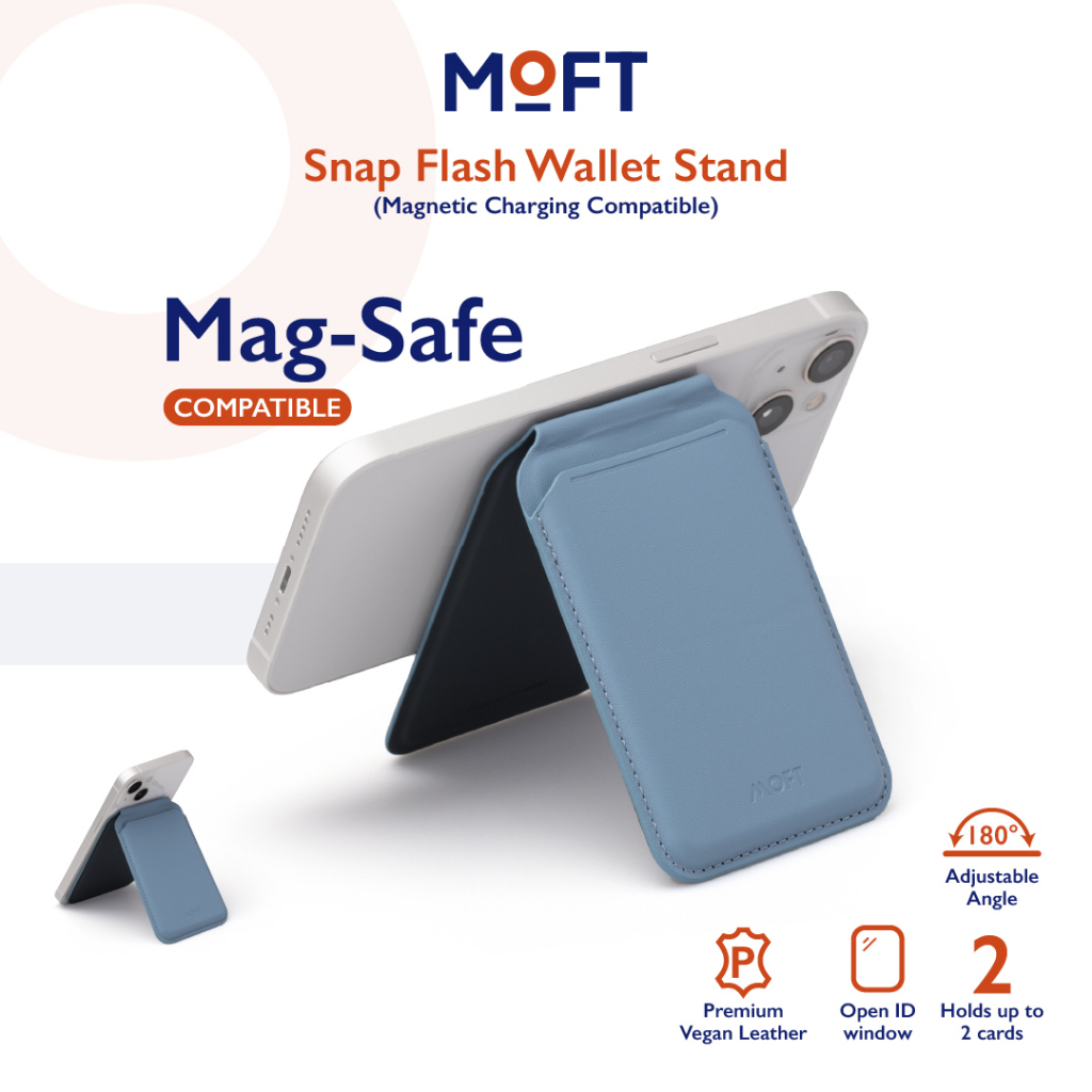 MOFT Magsafe Magnetic Suction Shaft Card Holder, Multi Angle Stand ...