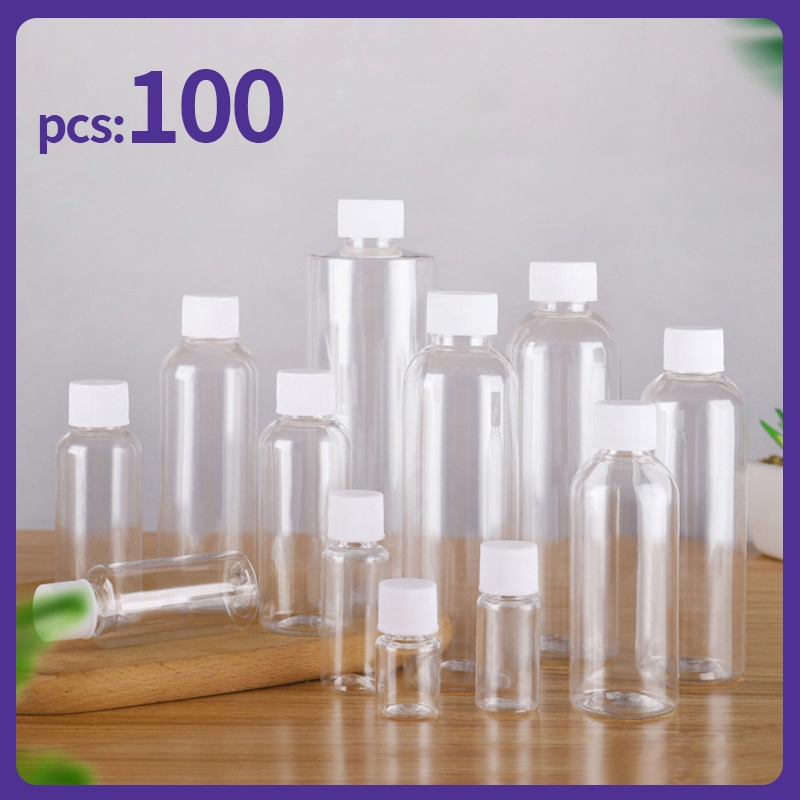 PCS：100Clear bottle Liquid emulsion bottle Shampoo dispenser bottle ...