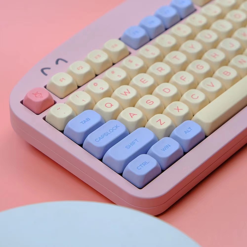 Marshmallows Keycap 140keys MOA Profile Dye Sublimation Compatible or ...