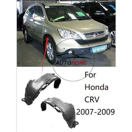 Front Fender Liner For HONDA CRV CR-V 2007 2008 2009 2010 2011 SWA SWN ...