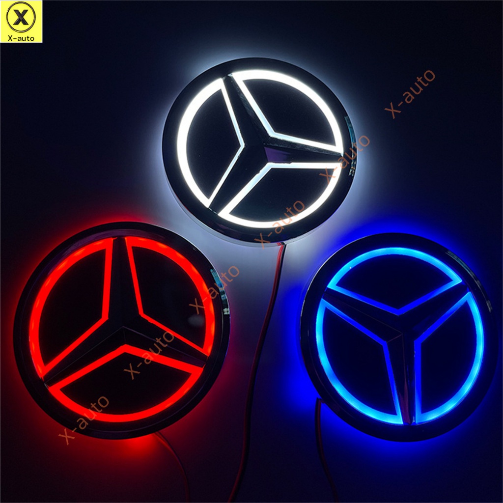 5D Version LED Emblem Logo Badge Light Compatible with Mercedes-Benz ...