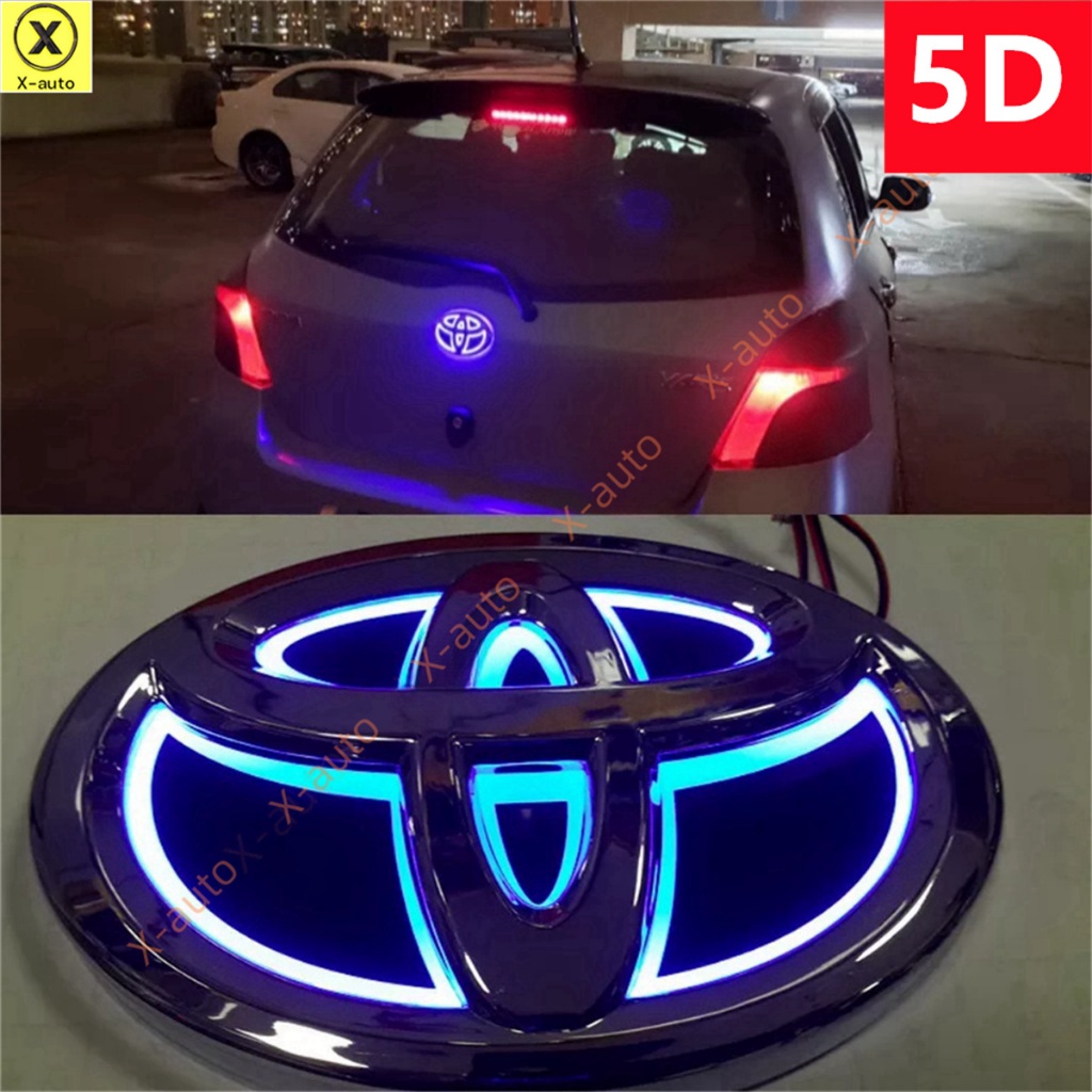 Toyota 5D & 2D Car LED Emblem Logo Badge Light - Fits Front or Rear ...