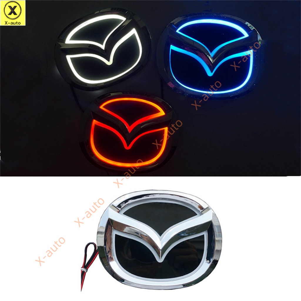Mazda 5D Car LED Emblem Logo Badge Light - Fits Front or Rear - Replace ...