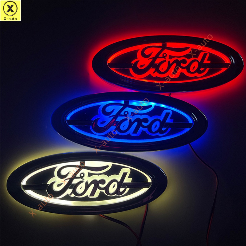 Ford 5D Car LED Emblem Logo Badge Light - Fits Front or Rear - Replace ...