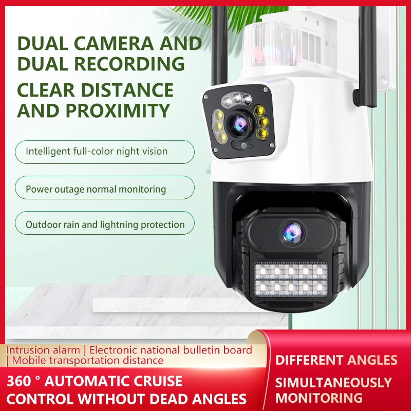 V360 PRO CAMERA CCTV Dual Screen Outdoor Surveillance System | Shopee ...