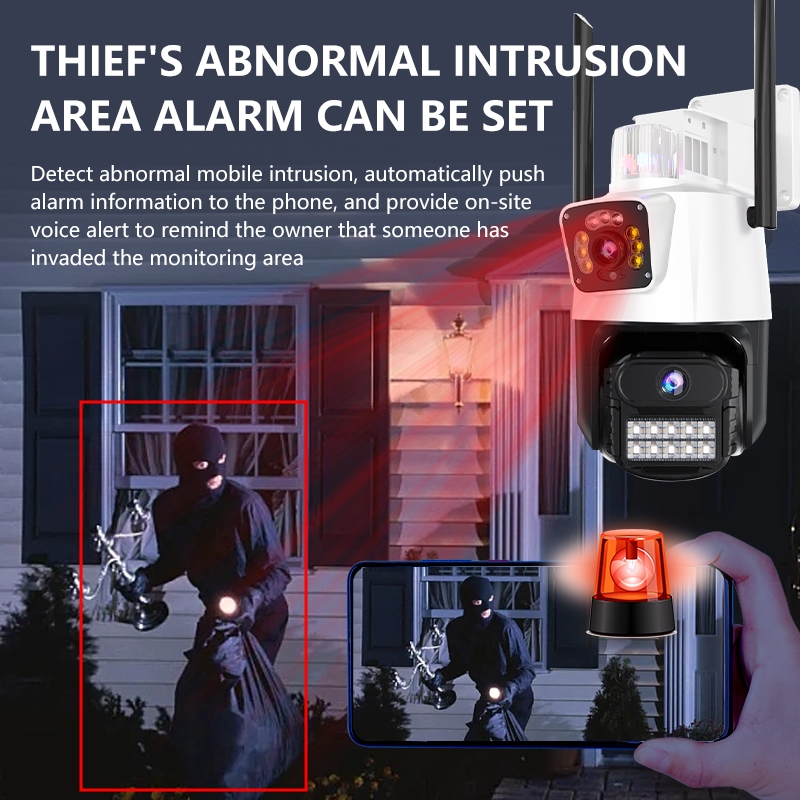 V360 PRO CAMERA CCTV Dual Screen Outdoor Surveillance System | Shopee ...