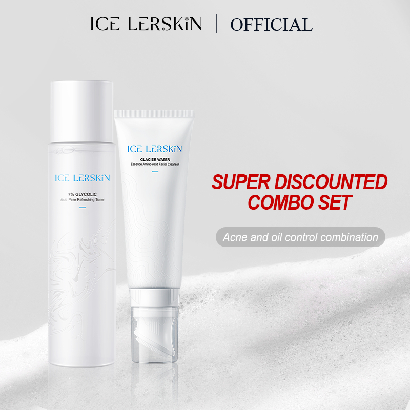 ICE LERSKIN Whitening Repair Set (9X Plant Extract Whitening Cleanser ...