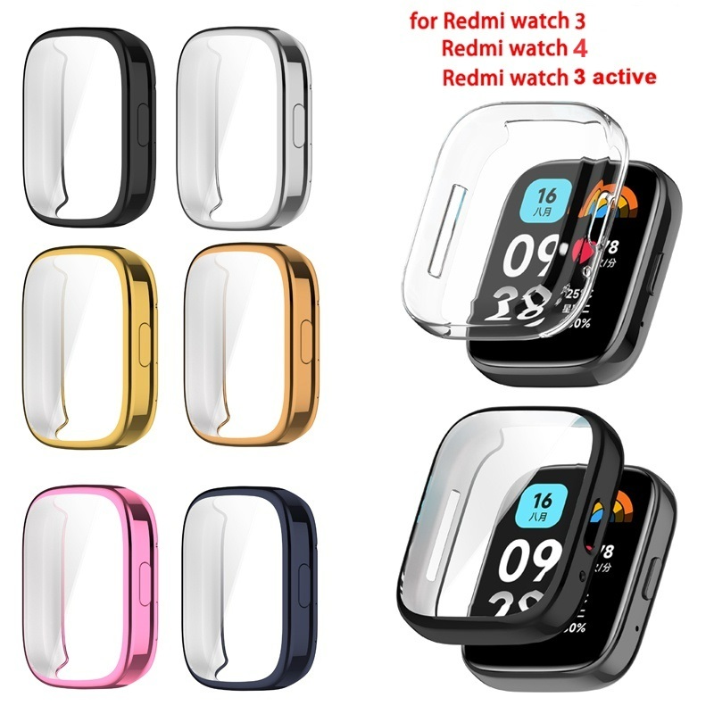 TPU Case Cover for Redmi Watch 3 4 Active Lite Watch3 Watch4 Soft ...