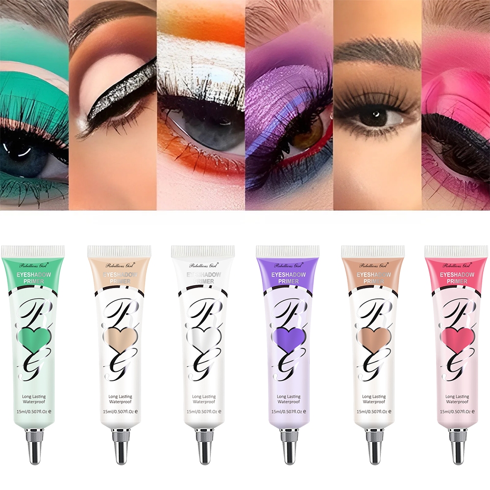Rebellious Girl 6 Colors Eyeshadow Primer Multi-Function Base Cream ...