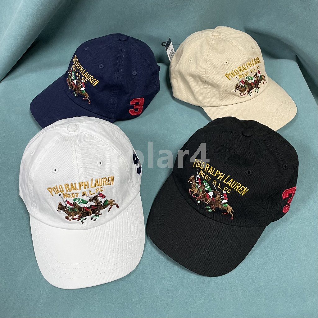 (Pre- Stock)Polo Vintage No.67 R.L.P.C Men's Baseball Cap Classic Golf ...